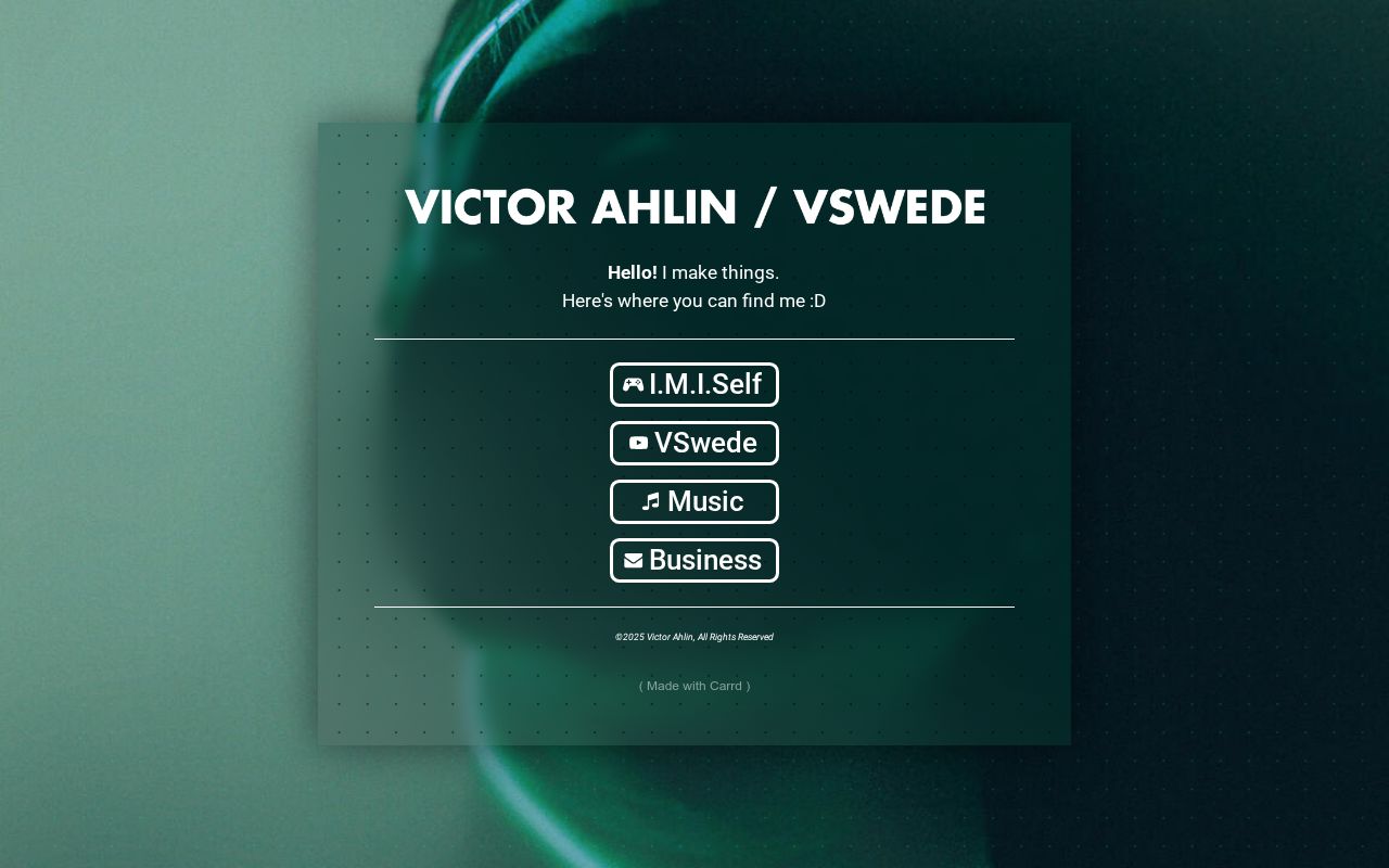 VICTOR AHLIN / VSWEDE